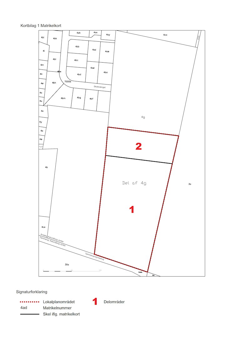 Kortbilag 1 - Matrikelkort